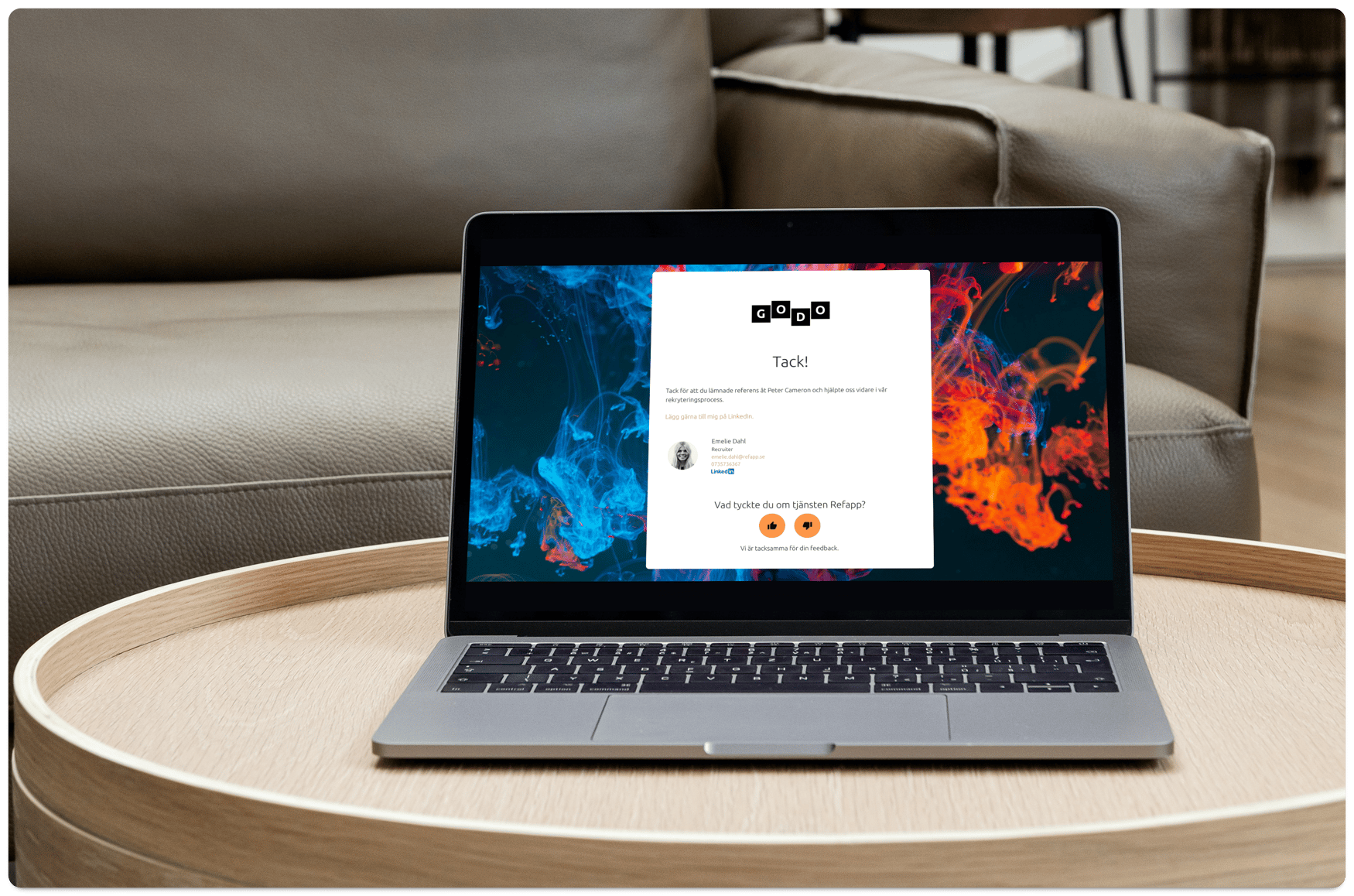 Digital referenstagning med Refapp - Smidigt, smart och säkert