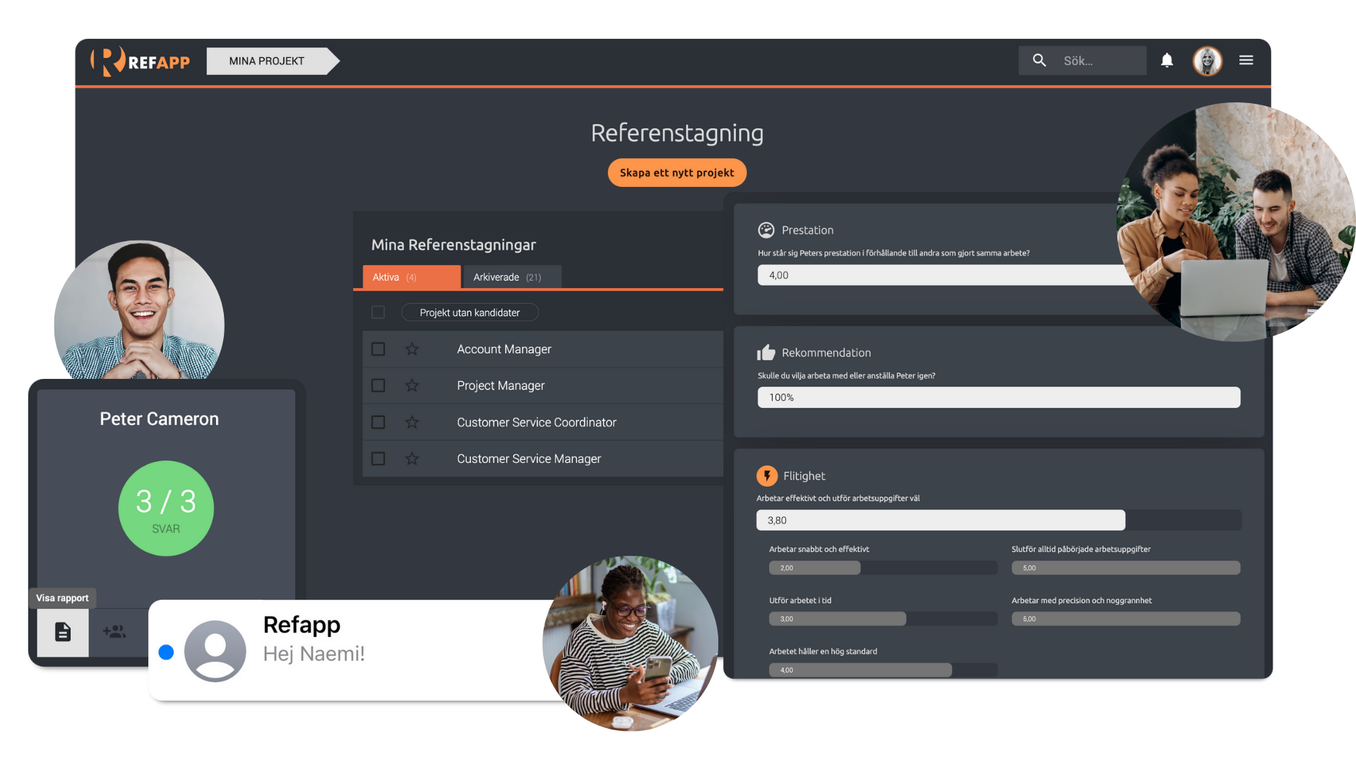 Digital referenstagning med Refapp - Smidigt, smart och säkert