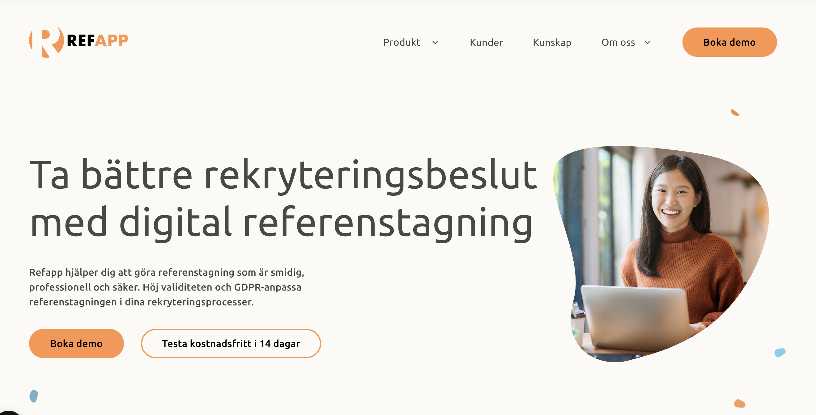 Digital referenstagning med Refapp - Smidigt, smart och säkert